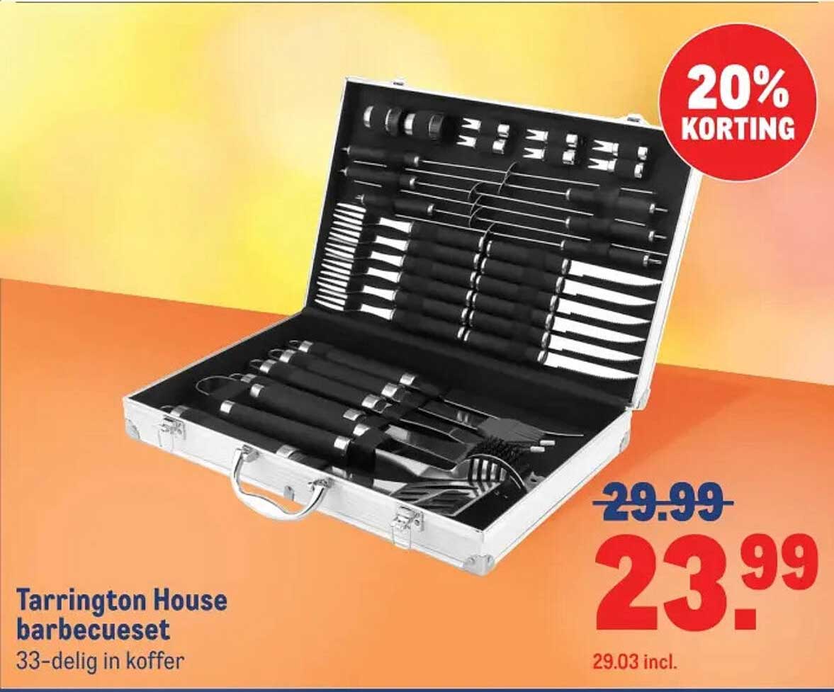Tarrington House Barbecueset 33-Delig In Koffer Aanbieding bij Makro ...