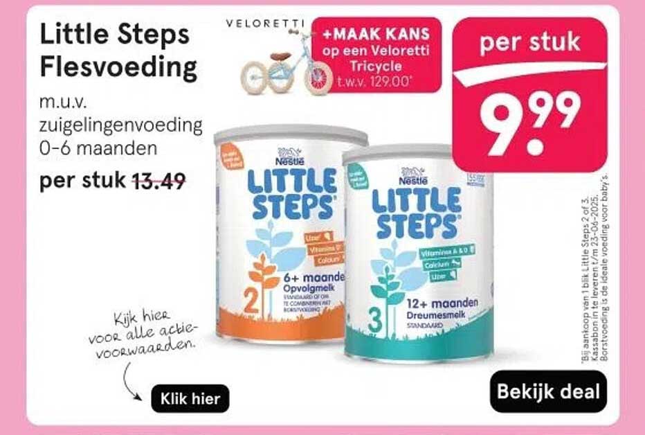 Little Steps Flesvoeding Aanbieding bij Etos - FolderFeest.nl