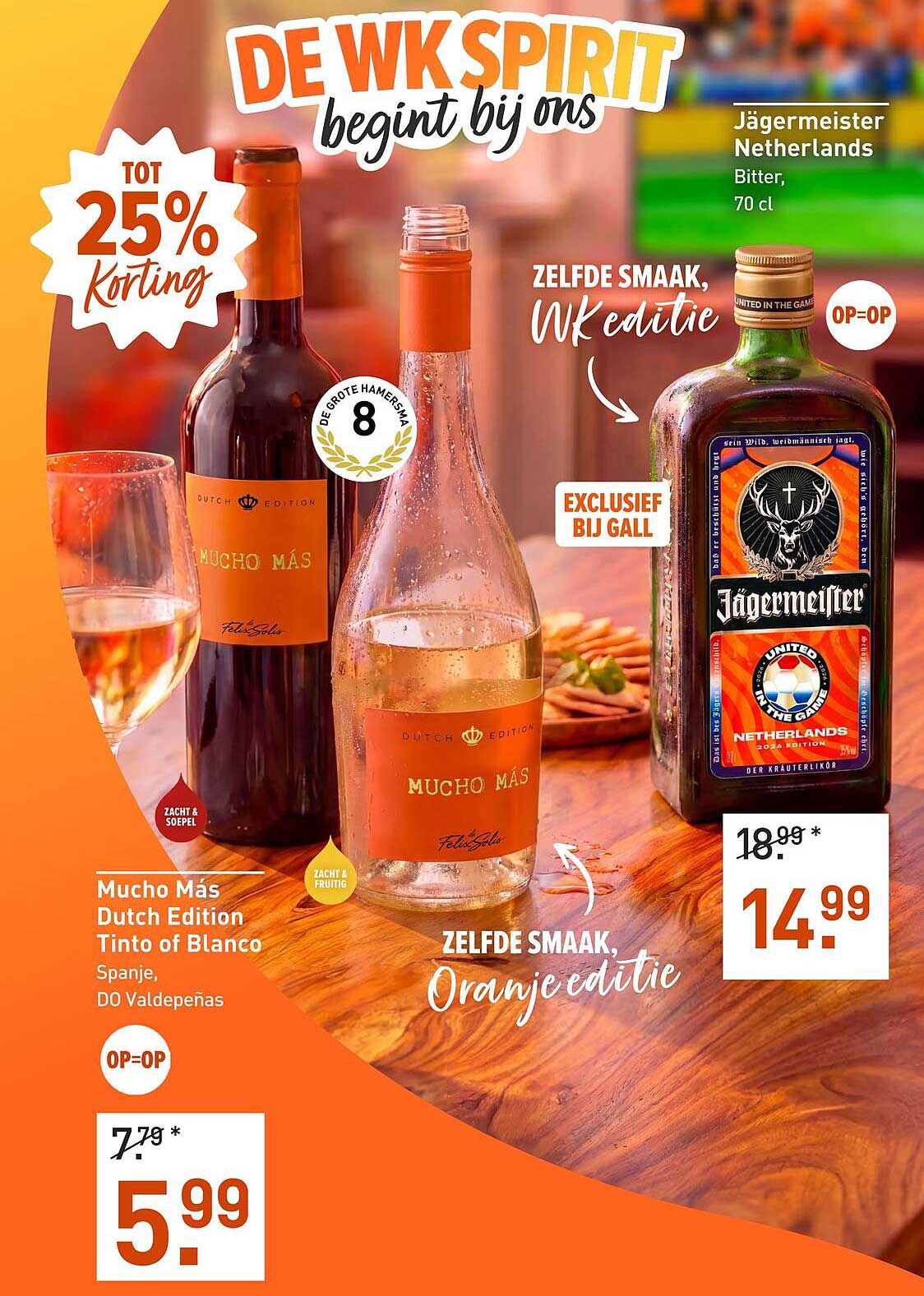 Mucho Más Dutch Edition Tinto Of Blanco Aanbieding bij Gall & Gall ...