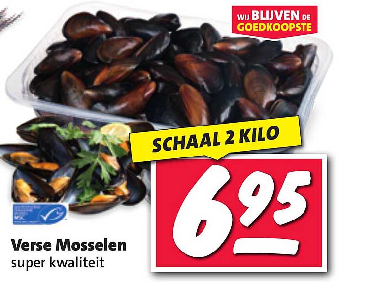 Verse Mosselen aanbieding bij Nettorama