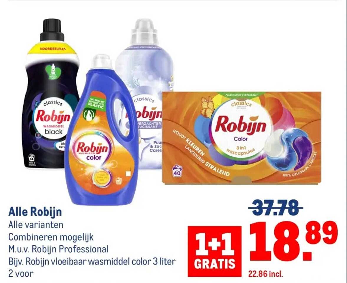 Alle Robijn Aanbieding bij Makro - FolderFeest.nl