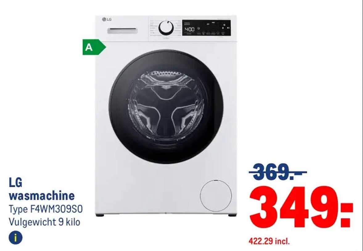 Lg Wasmachine Aanbieding bij Makro - FolderFeest.nl