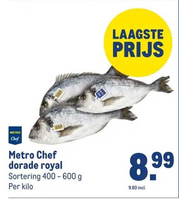 Metro Chef Dorade Roze Aanbieding bij Makro - FolderFeest.nl