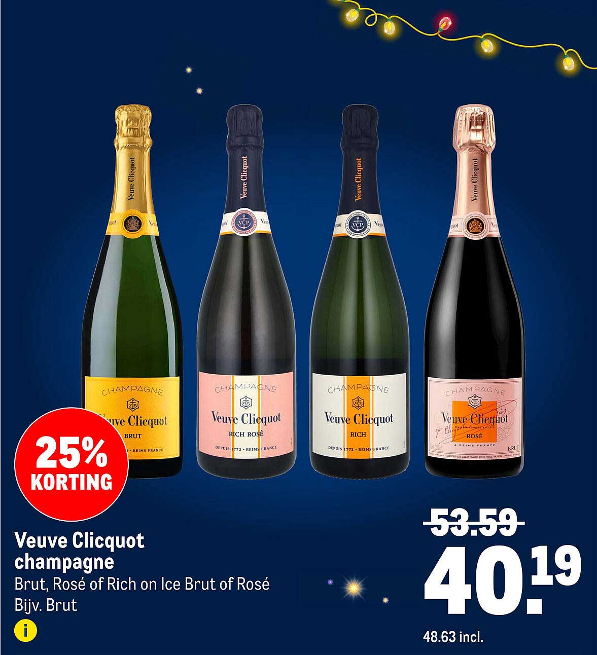 Veuve Clicquot Champagne Aanbieding bij Makro - FolderFeest.nl