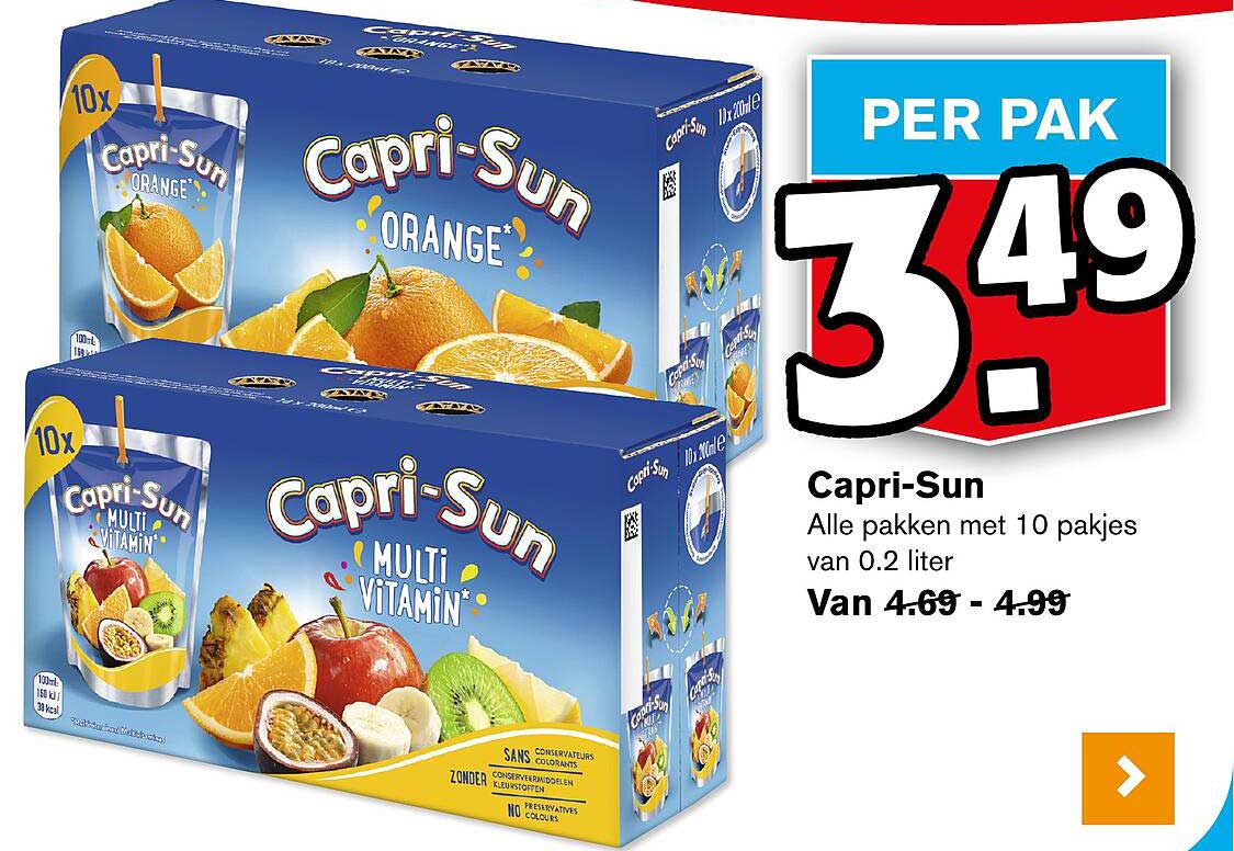 Capri-Sun aanbieding bij Hoogvliet