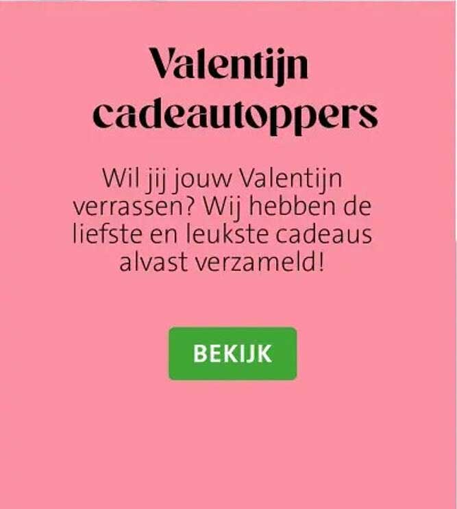 Valentijn Cadeau Toppers Aanbieding bij Intratuin - FolderFeest.nl