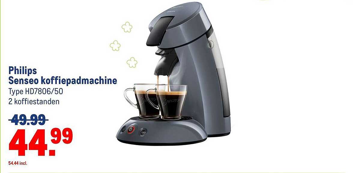 Philips Senseo Koffiepadmachine aanbieding bij Makro