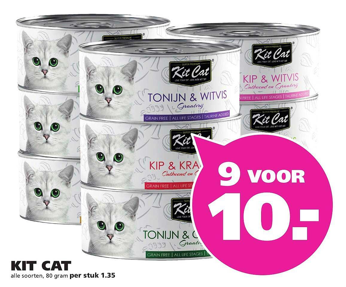 Kit Cat Aanbieding bij Ranzijn - FolderFeest.nl