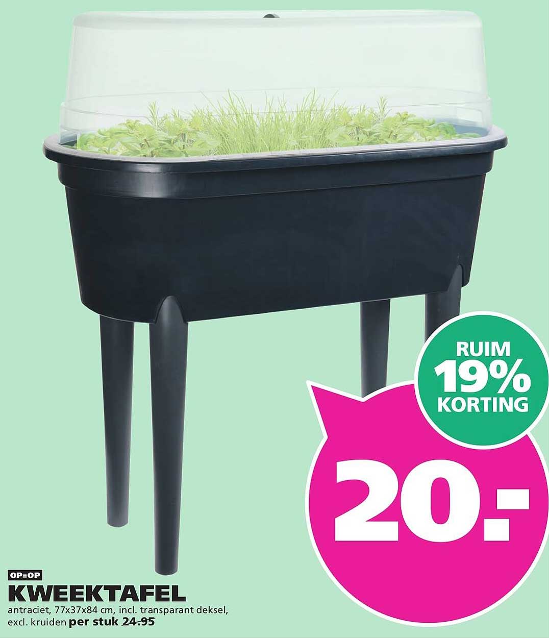 Kweektafel Aanbieding bij Ranzijn - FolderFeest.nl