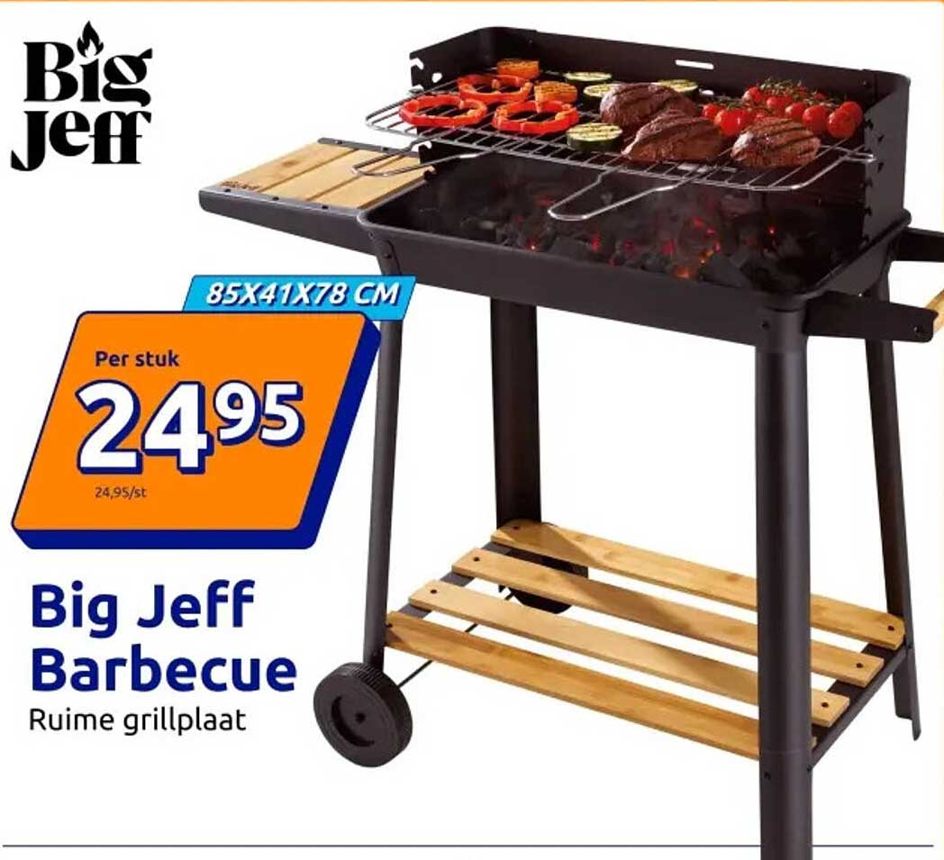 Big Jeff Barbecue Aanbieding bij Action - FolderFeest.nl