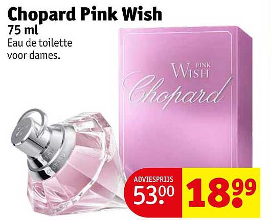 Chopard Pink Wish aanbieding bij Kruidvat