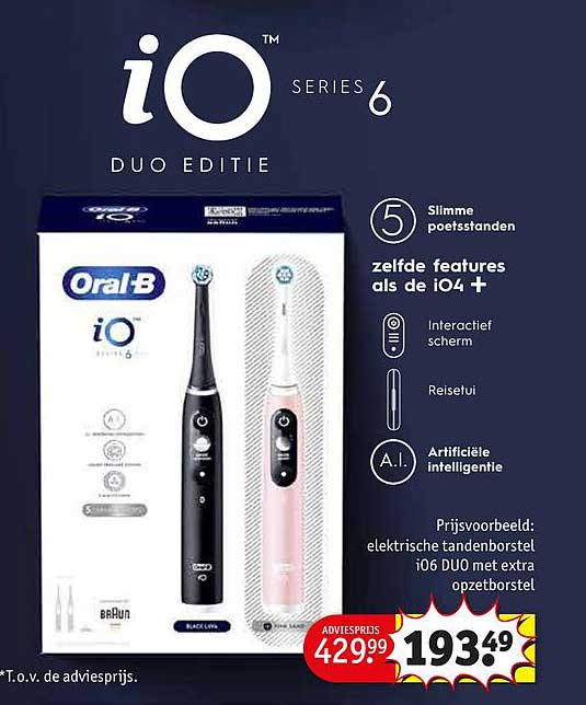 Io Series 6 Duo Editie Aanbieding bij Kruidvat - FolderFeest.nl