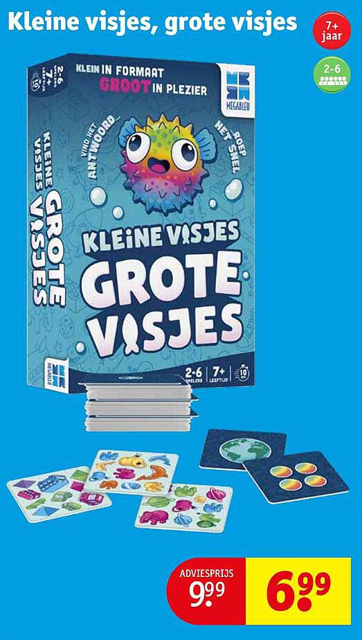 Kleine Visjes, Grote Visjes Aanbieding bij Kruidvat - FolderFeest.nl