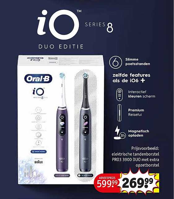 Oral-B Io Series 8 Duo Editie Aanbieding bij Kruidvat - FolderFeest.nl