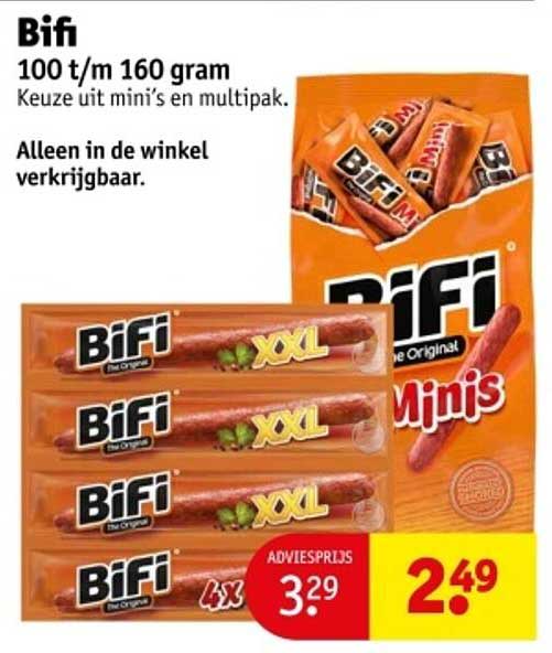 Bifi Aanbieding bij Kruidvat - FolderFeest.nl