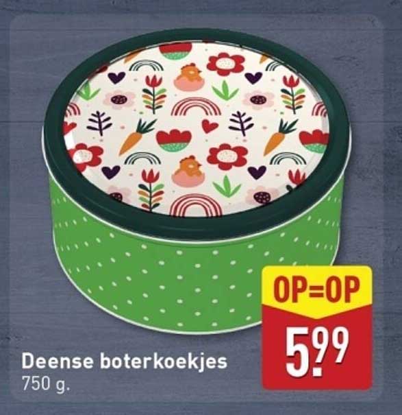 Deense Boterkoekjes Aanbieding bij ALDI - FolderFeest.nl
