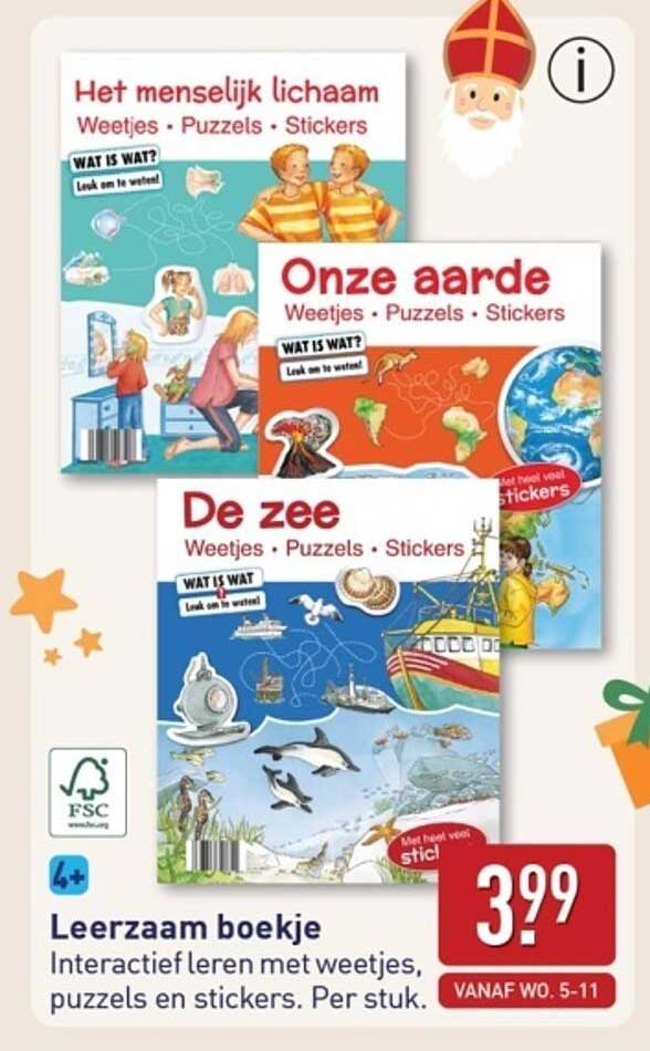 Leerzaam Boekje Aanbieding bij ALDI - FolderFeest.nl