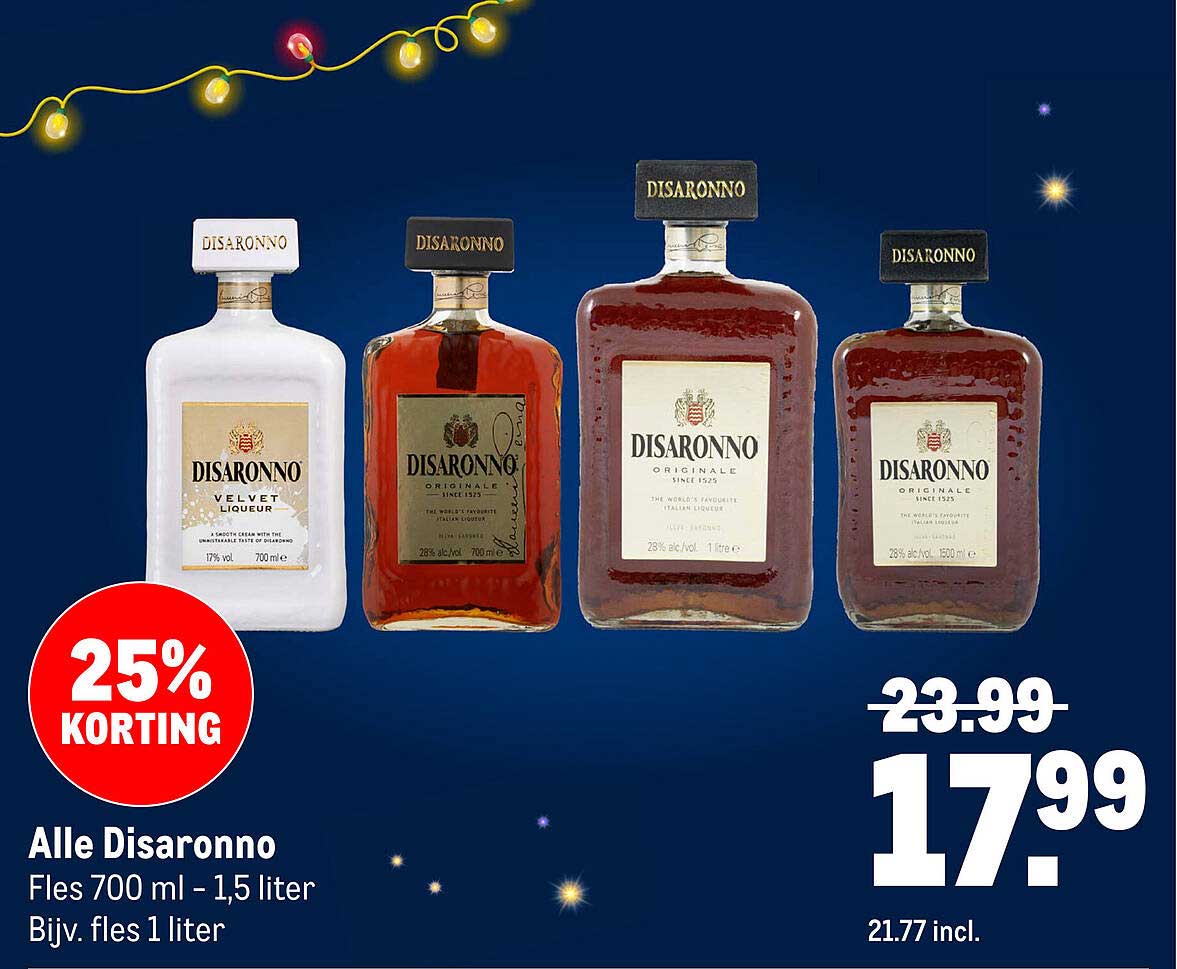Alle Disaronno Aanbieding bij Makro - FolderFeest.nl