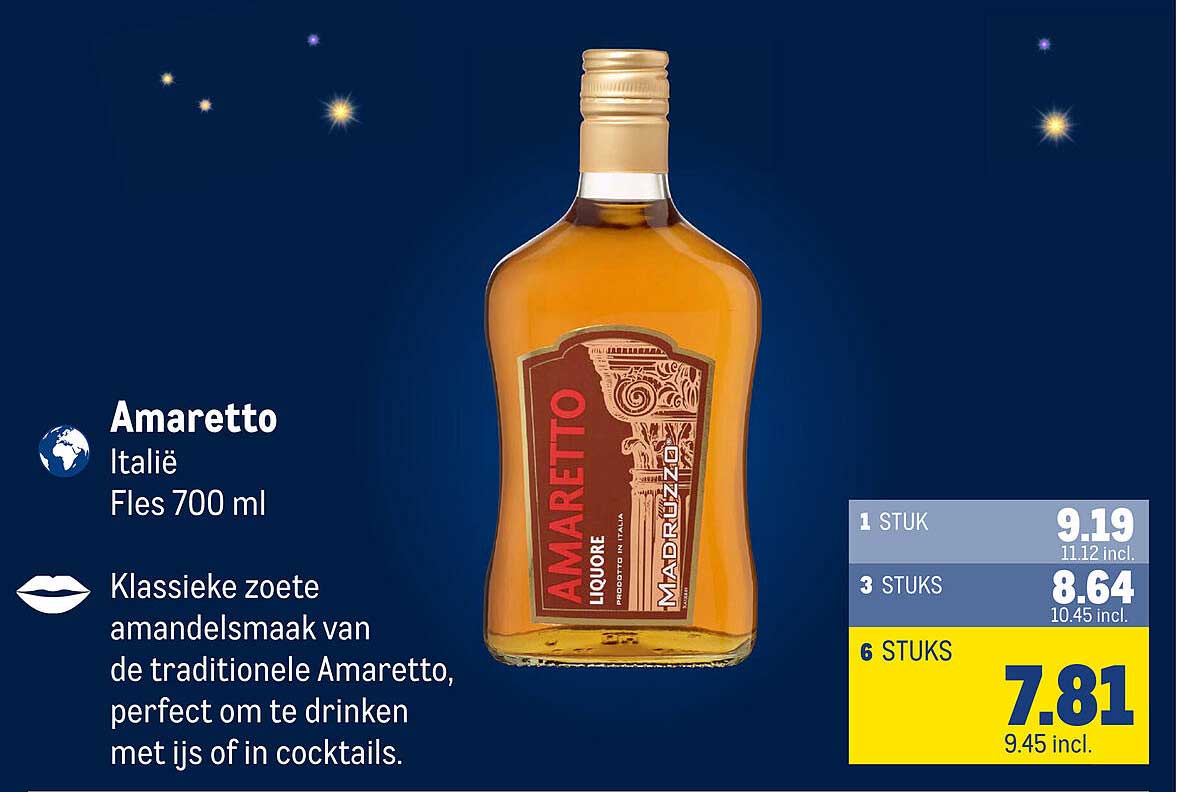 Amaretto Aanbieding bij Makro - FolderFeest.nl