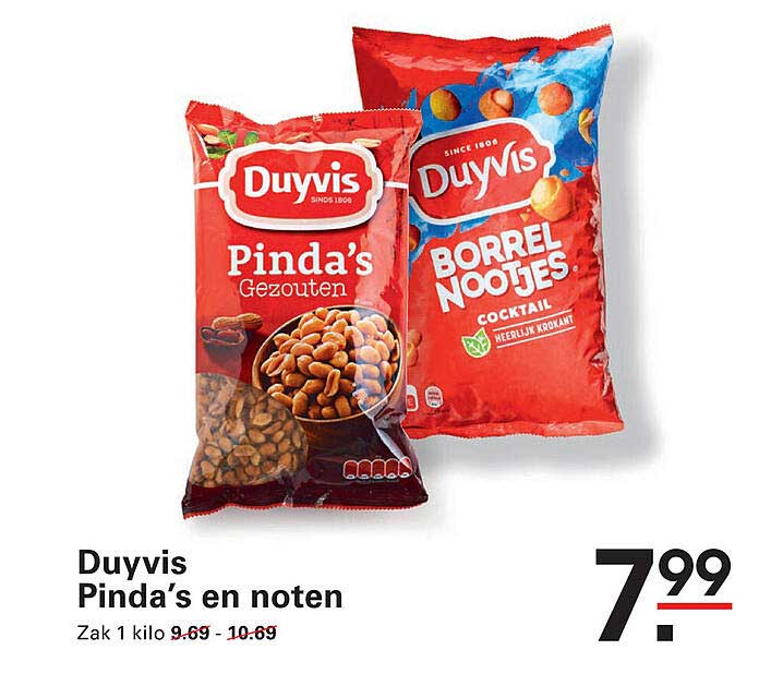 Duyvis Pinda’s En Noten Aanbieding bij Sligro - FolderFeest.nl