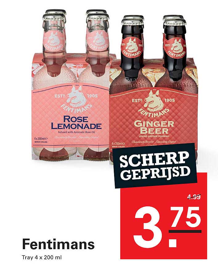 Fentimans Aanbieding bij Sligro - FolderFeest.nl