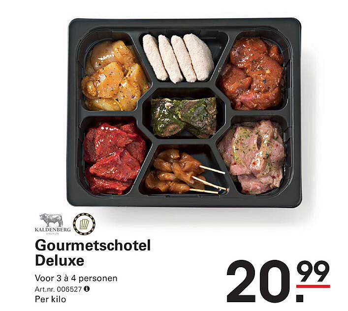 Gourmetschotel Deluxe Aanbieding bij Sligro - FolderFeest.nl