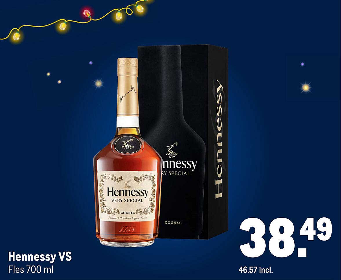 Hennessy Vs Fles 700 Ml Aanbieding bij Makro - FolderFeest.nl