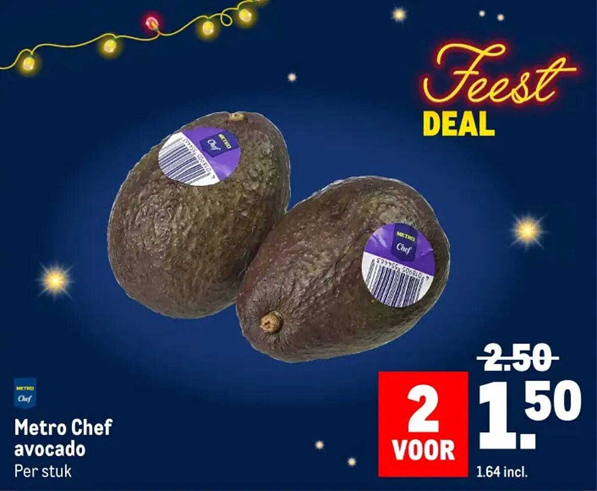 Metro Chef Avocado Aanbieding bij Makro - FolderFeest.nl