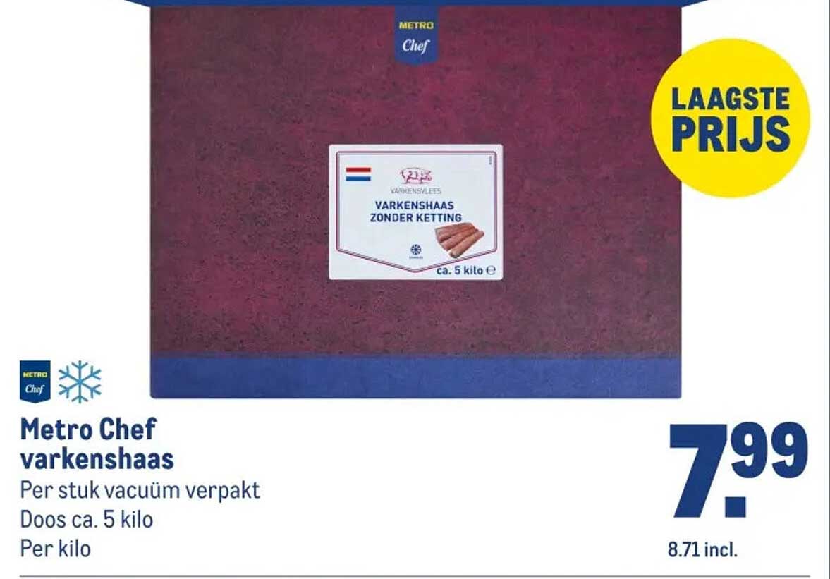 Metro Chef Varkenshaas Aanbieding bij Makro - FolderFeest.nl