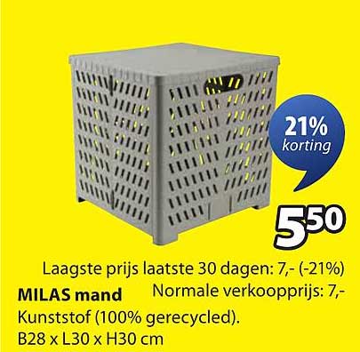 Milas Mand Aanbieding bij Jysk - FolderFeest.nl