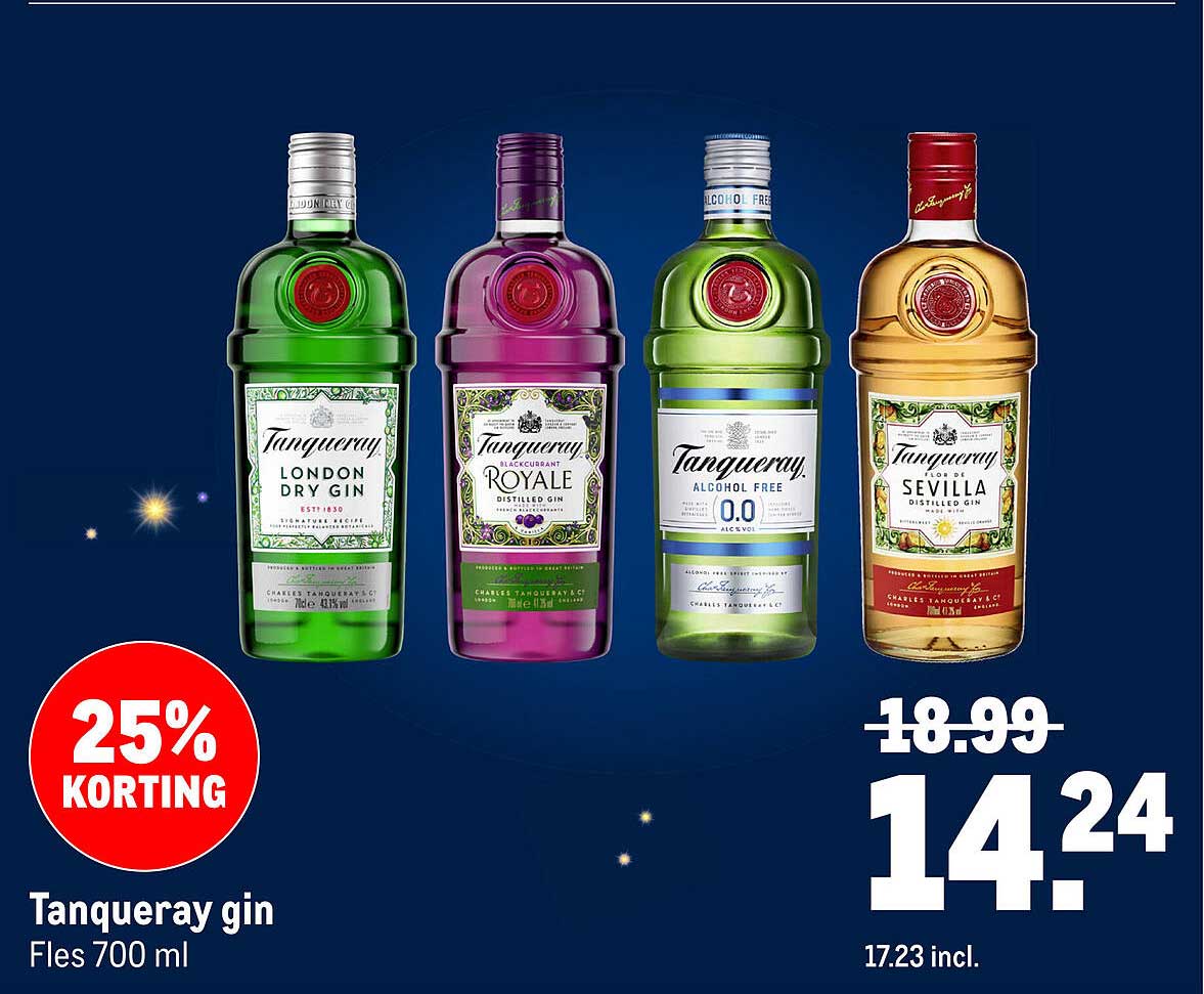 Tanqueray Gin Aanbieding bij Makro - FolderFeest.nl