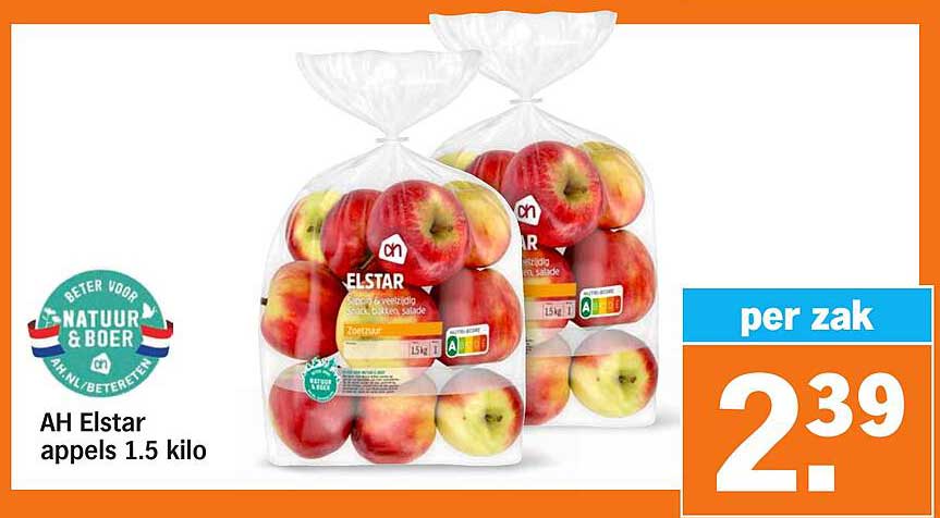 Ah Elstar Appels aanbieding bij Albert Heijn