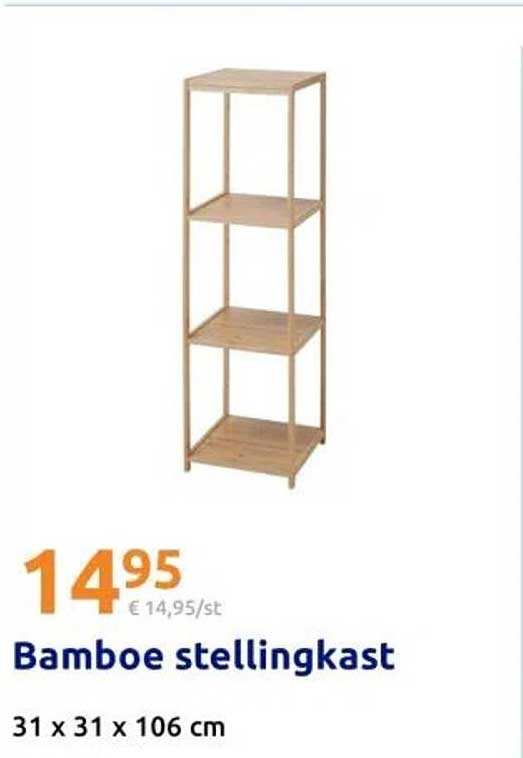 Bamboe Stellingkast aanbieding bij Action