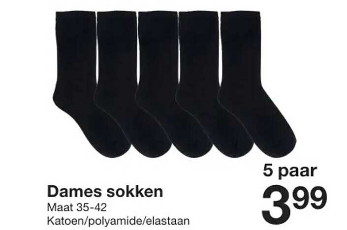Dames Sokken aanbieding bij Zeeman