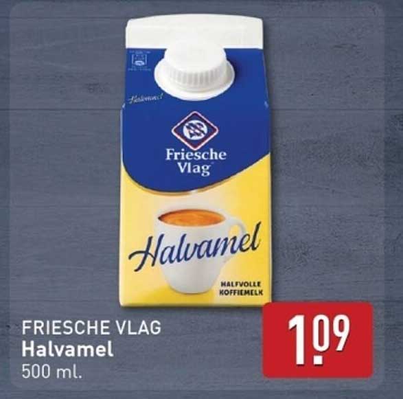 Friesche Vlag Halvamel Aanbieding bij ALDI - FolderFeest.nl