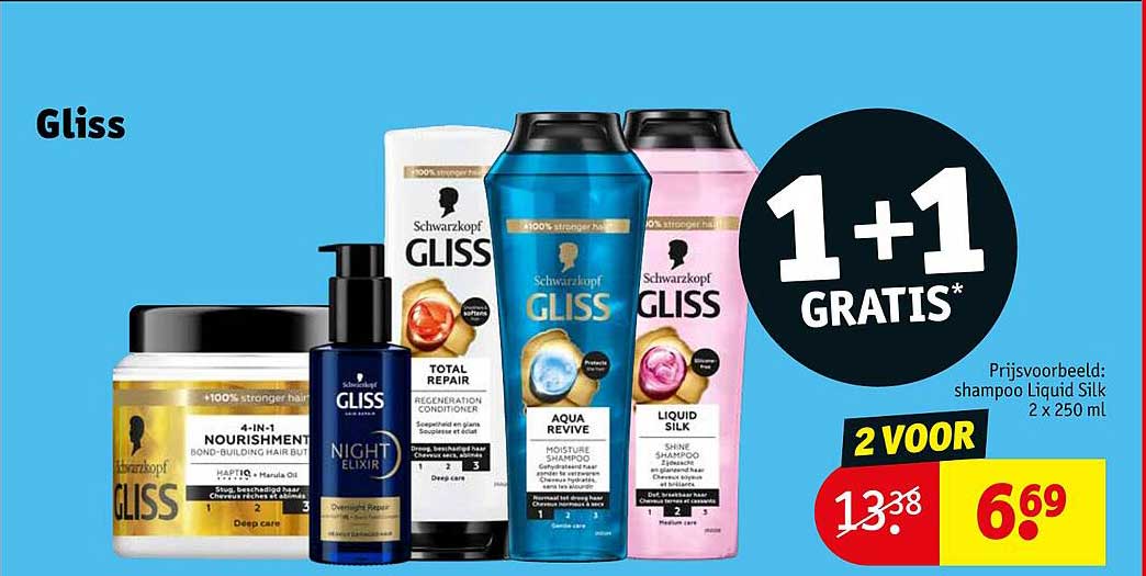 Gliss aanbieding bij Kruidvat