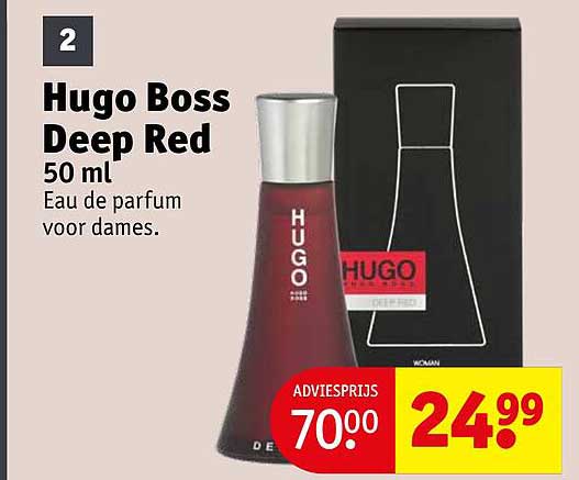 Hugo Boss Deep Red aanbieding bij Kruidvat