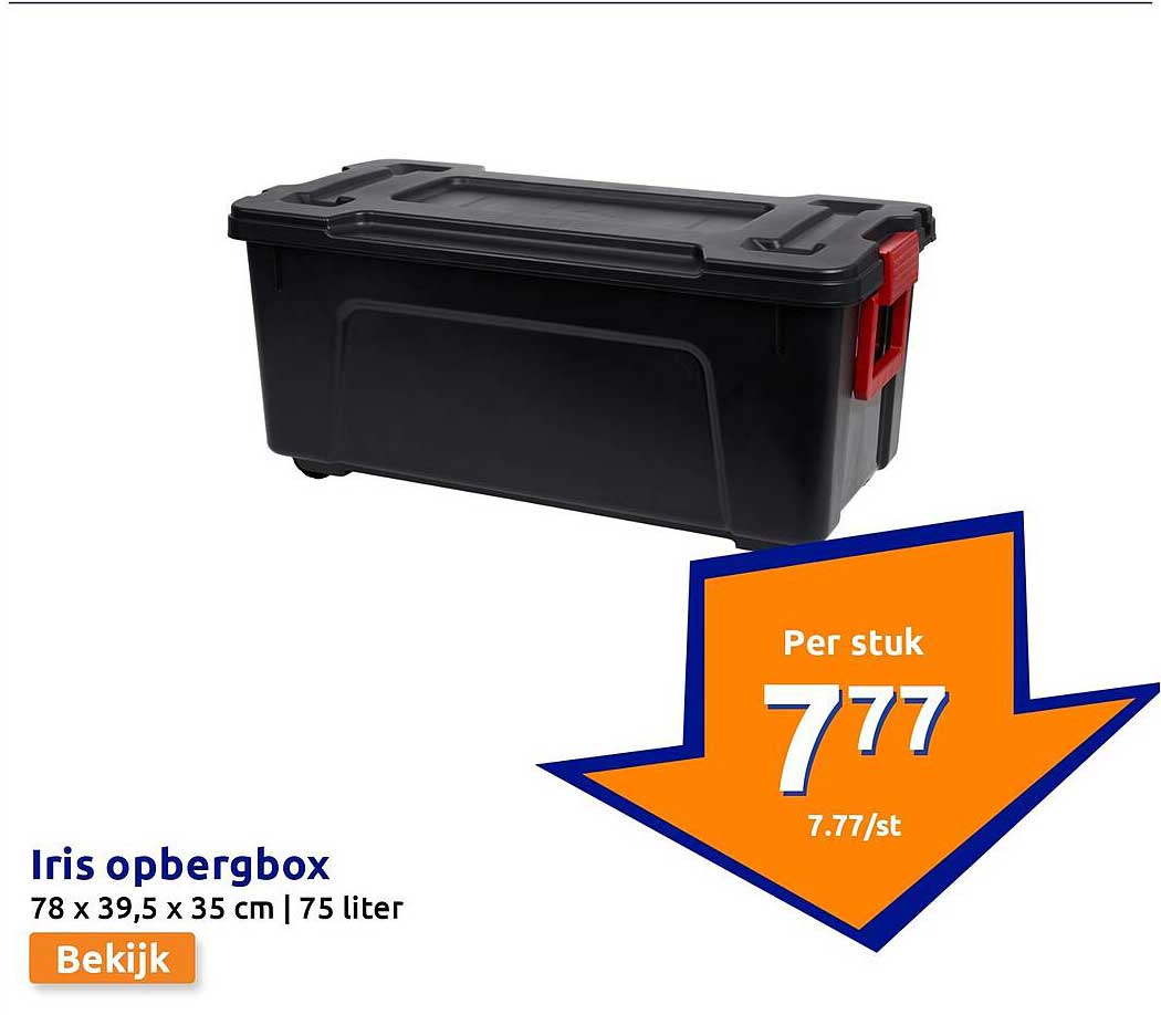 Iris Opbergbox aanbieding bij Action