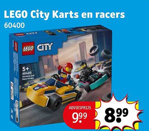 Lego City Karts En Racers aanbieding bij Kruidvat