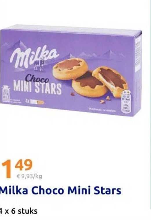 Milka Choco Mini Stars aanbieding bij Action