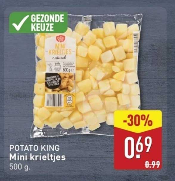 Potato King Mini Krieltjes Aanbieding bij ALDI - FolderFeest.nl