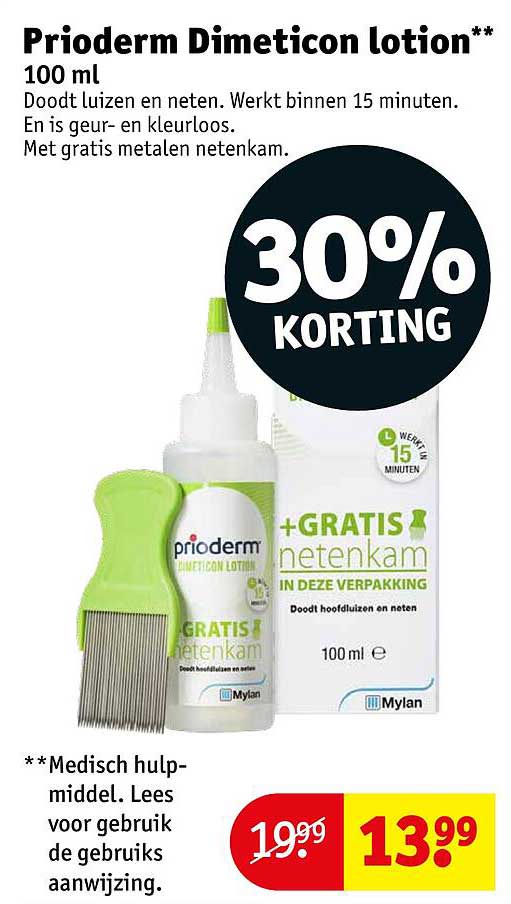 Prioderm Dimeticon Lotion** aanbieding bij Kruidvat