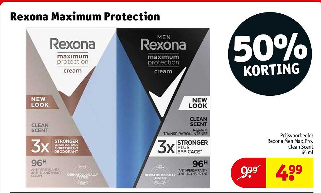 Rexona Maximum Protection Aanbieding bij Kruidvat - FolderFeest.nl