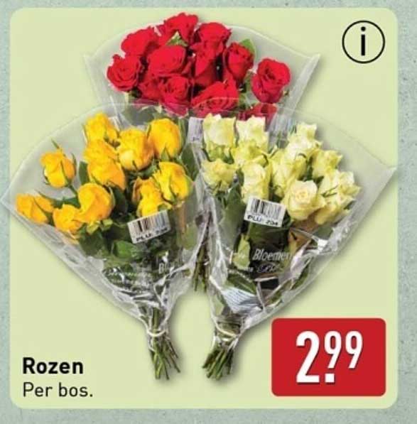 Rozen aanbieding bij ALDI
