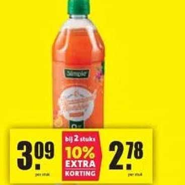 Simpelijk Fruitsap Aanbieding bij Nettorama - FolderFeest.nl