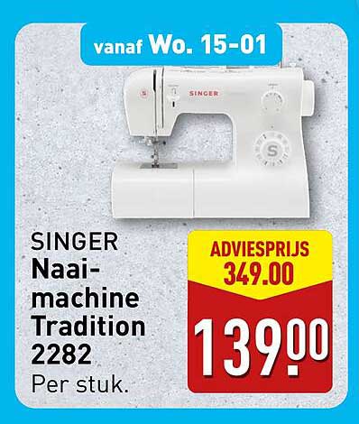 Singer Naai-Machine Tradition 2282 aanbieding bij ALDI