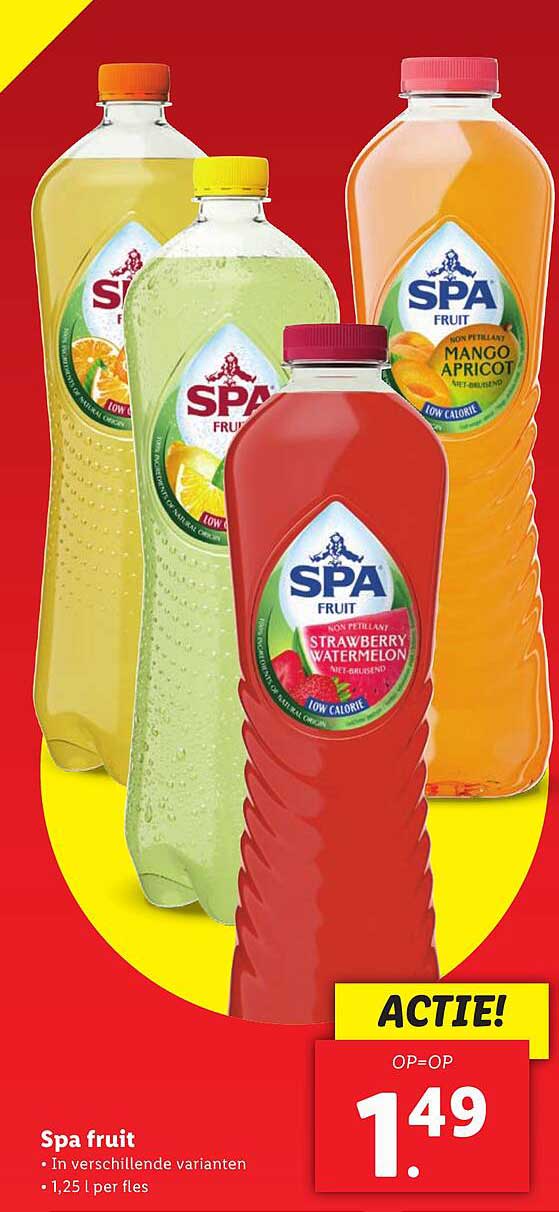 Spa Fruit Aanbieding bij Lidl - FolderFeest.nl