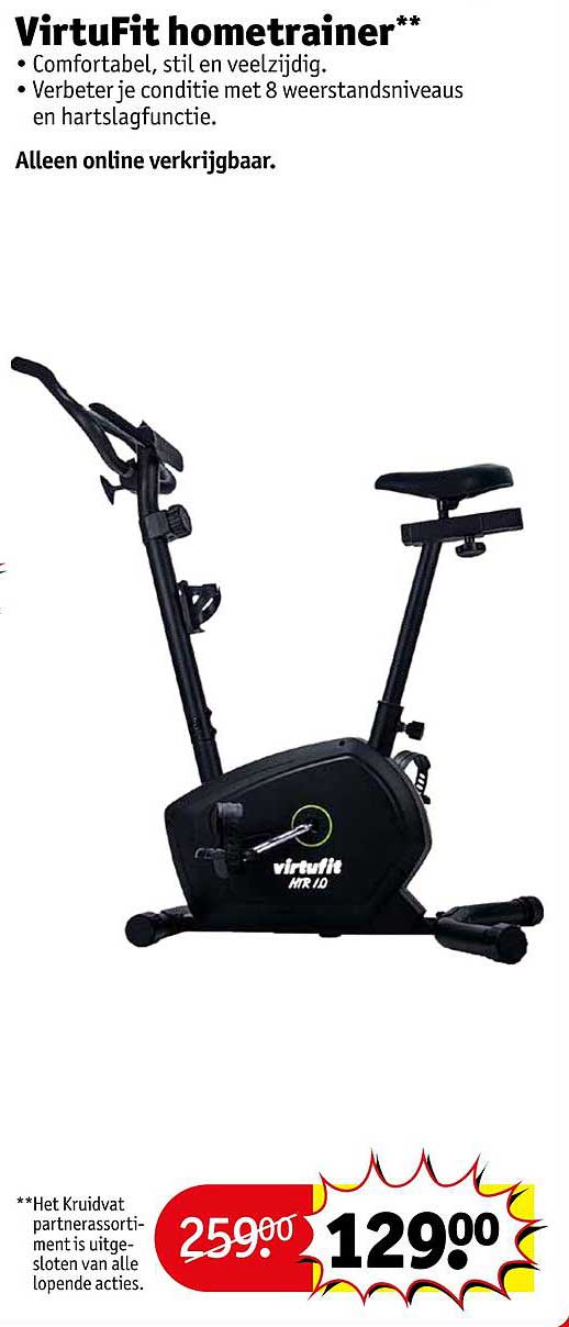Virtufit Hometrainer aanbieding bij Kruidvat