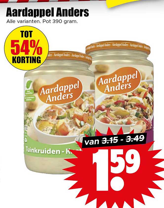 Aardappel Anders Aanbieding bij Dirk - FolderFeest.nl