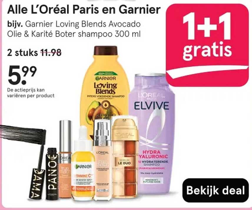 Alle L'oréal Paris En Garnier Bijv. Garnier Loving Blends Avocado Olie ...